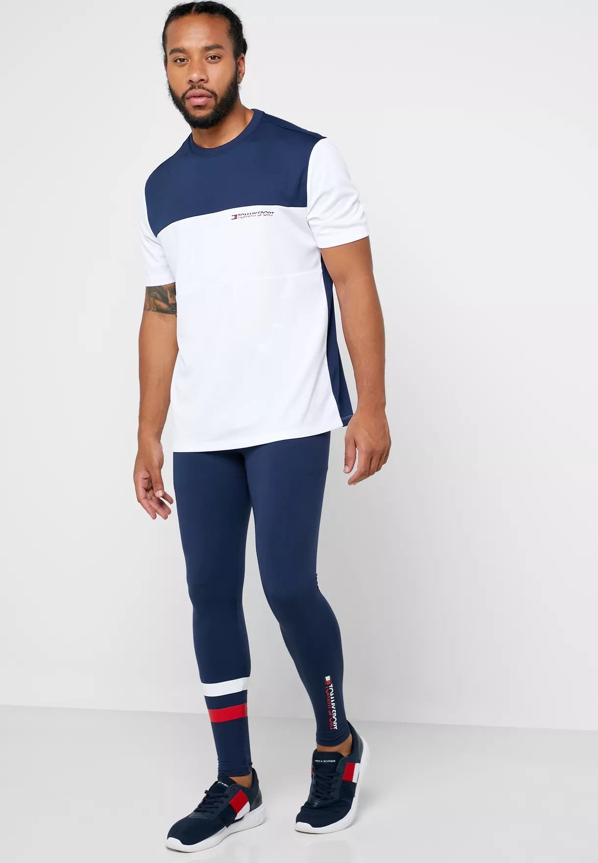 Tommy hilfiger - block training tights - men – dstore Egypt