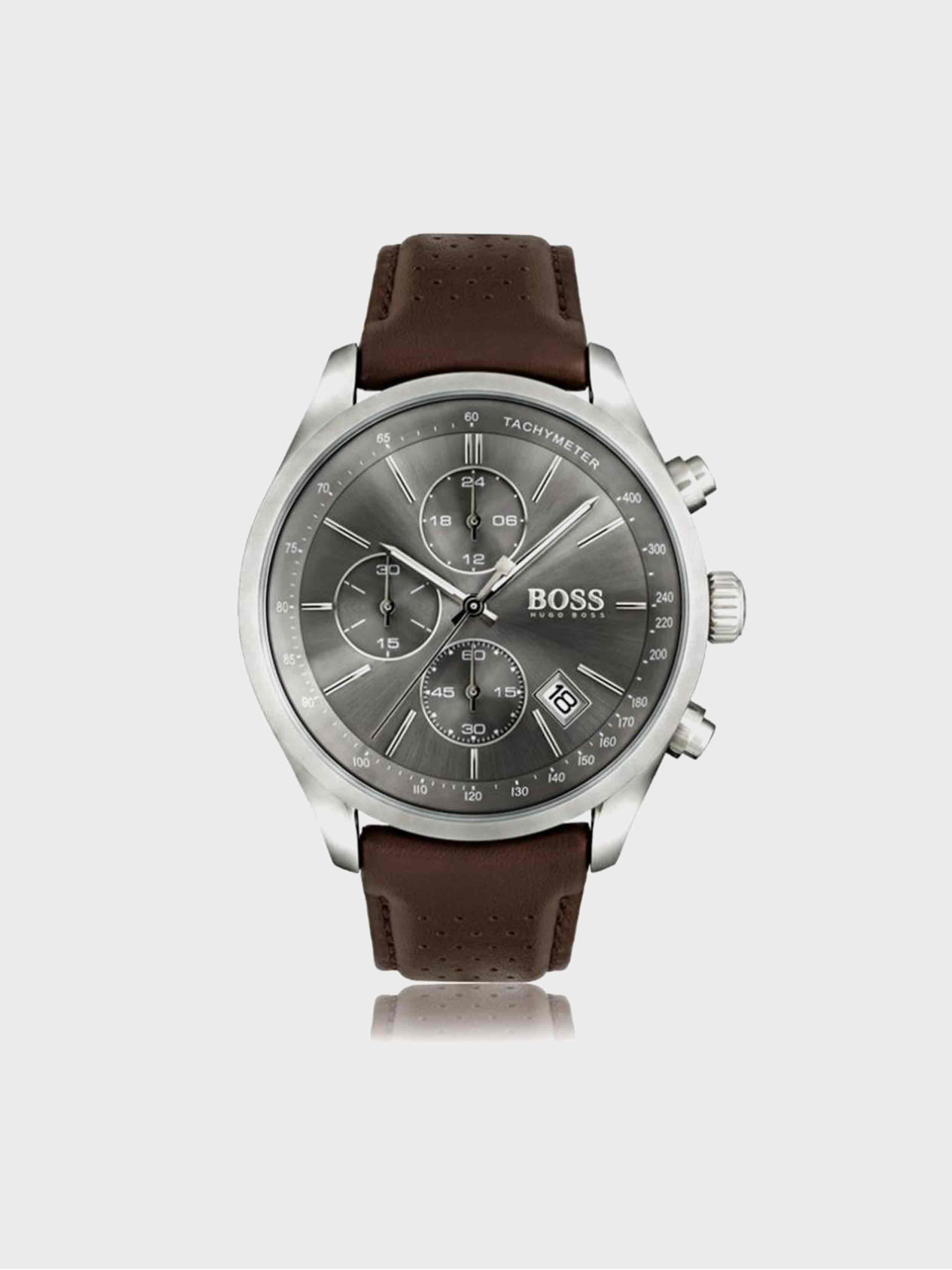 BOSS - Men`s Leather Watch – dstore Egypt